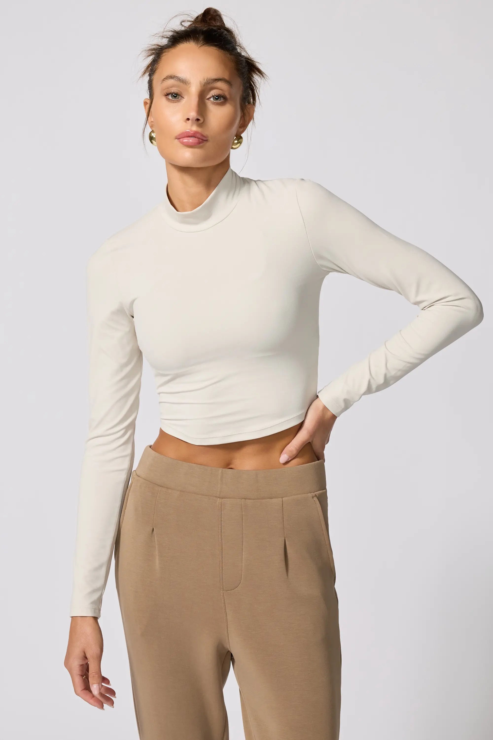 Cloud Open-Back Top - Moonbeam | MPG Sport